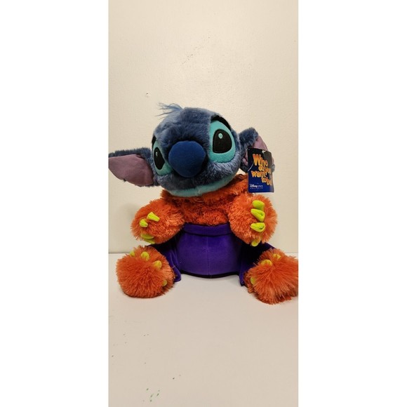 Disney | Toys | Disney Store Exclusive Stitch Plush With Removable Hood ...